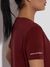 Crop-top Smooth Operator - Burgundy red femme - Circle Sportswear
