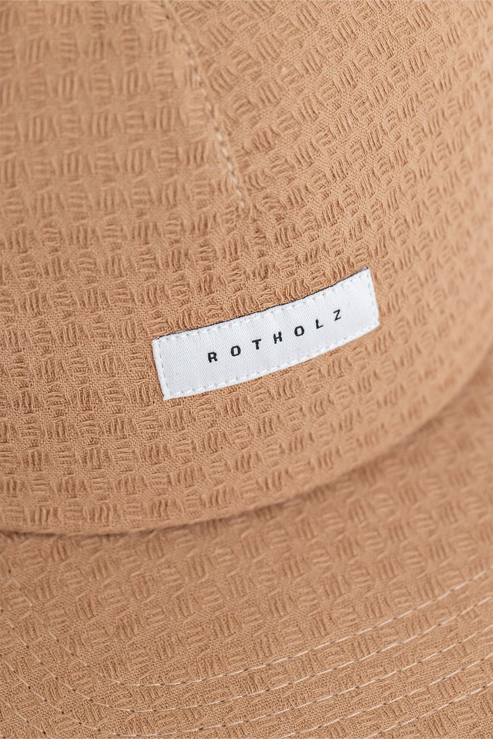 Casquette souple marron en coton bio - floppy cap mocha homme - Rotholz