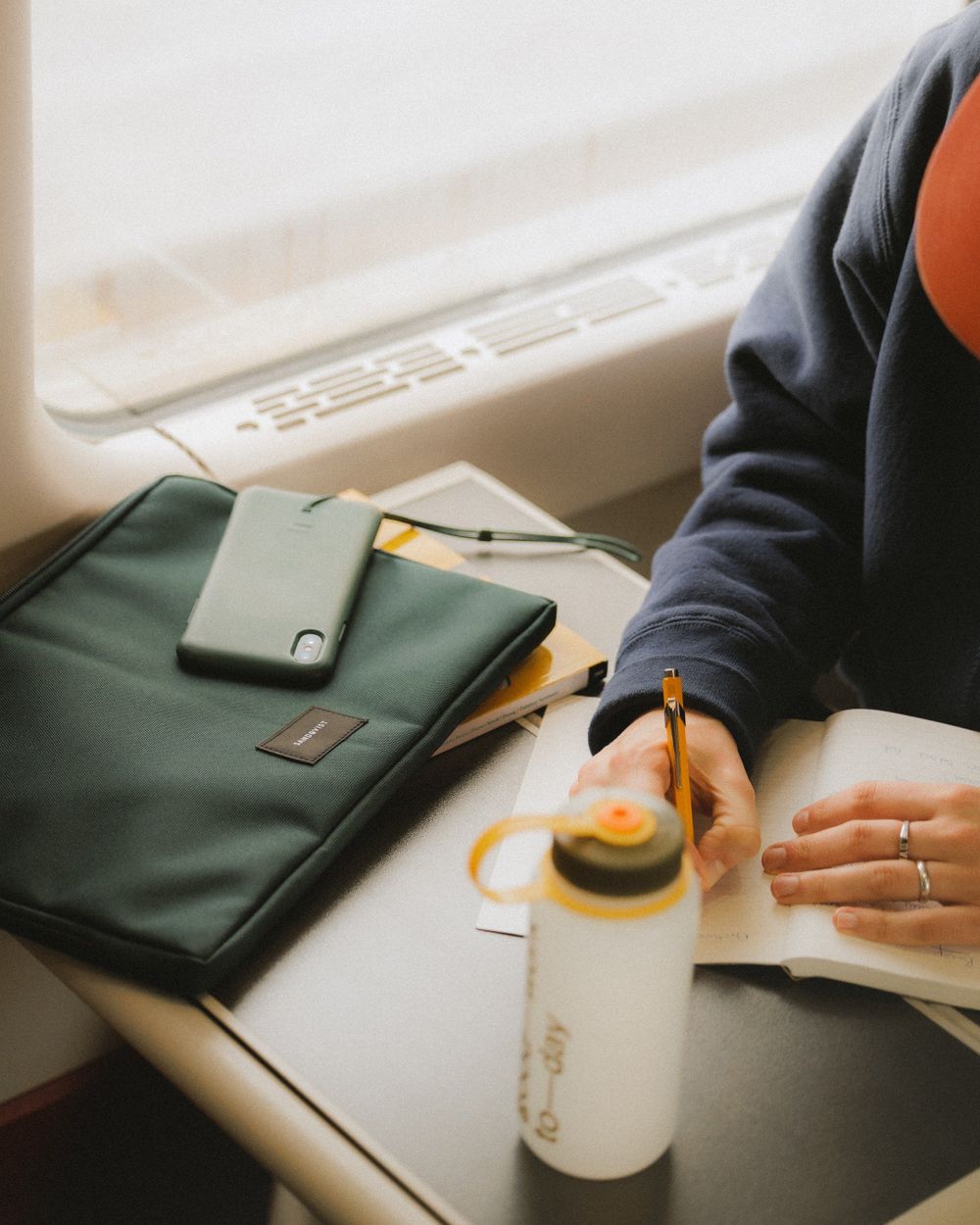 Pochette ordinateur en recyclé | noir "laptop sleeve ordi 14pouces black"