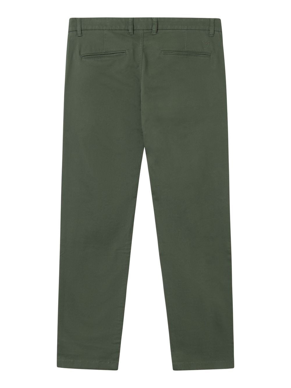 Chino en coton bio | vert "luca slim twill chino forrest night" 1090 forrest night homme