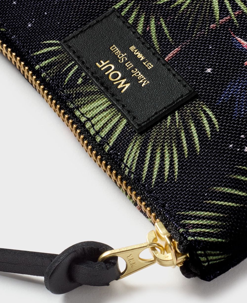 Pochette à motifs en recyclé - paradise small pouch femme - Wouf