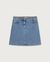 Jupe en jean en coton bio - light clean denim marsha skirt femme