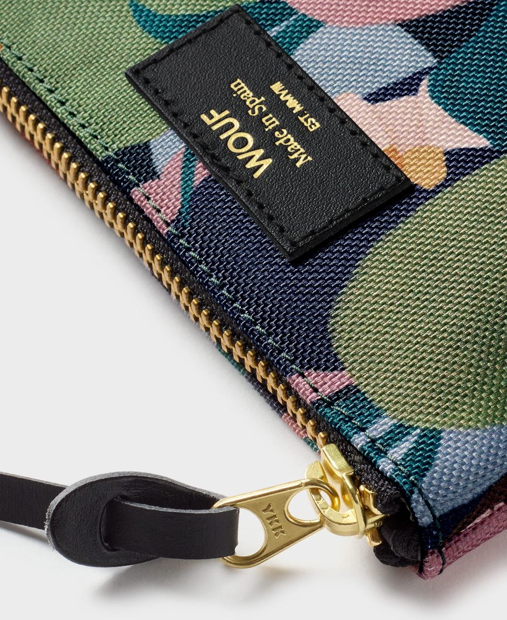 Pochette à motifs en recyclé - gina small pouch femme - Wouf