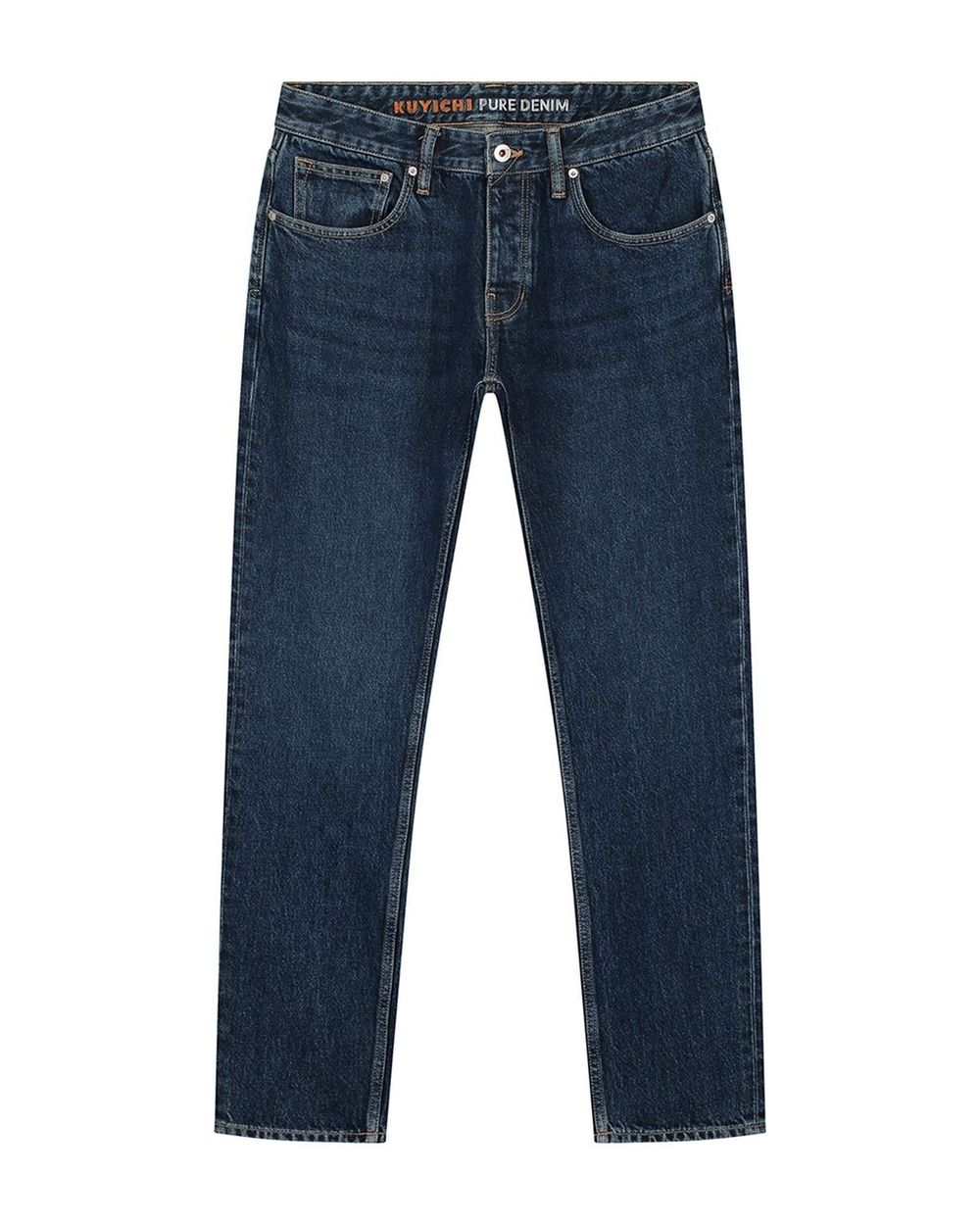 Jean slim en coton bio | bleu brut "codie tapered kind of blue" homme