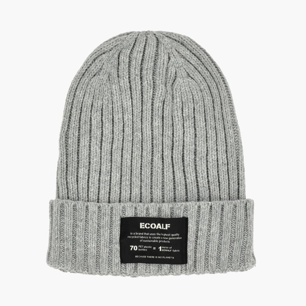 Bonnet gris en polyester recyclé - Ecoalf