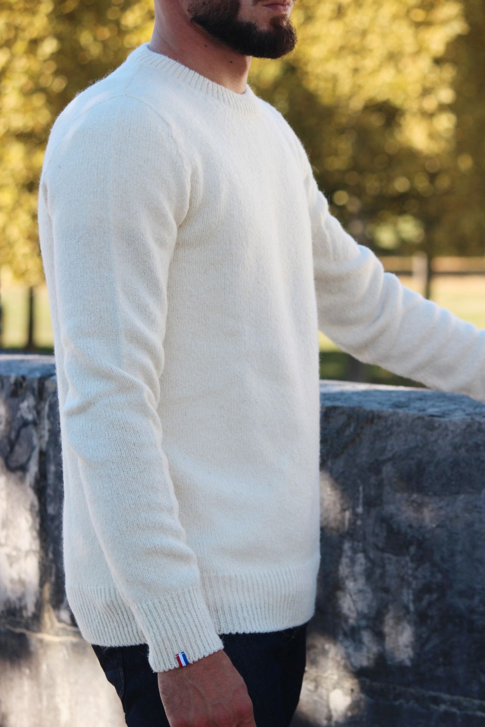 Pull Classique - Laine Blanc Ecru - Maison Izard
