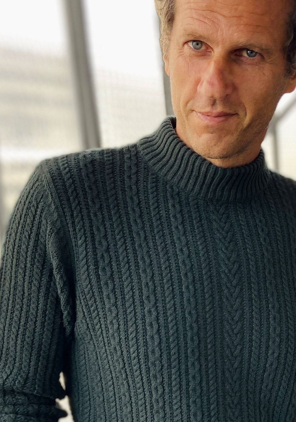 Pull “le new morning” lichen homme - La Mécanique du Pull